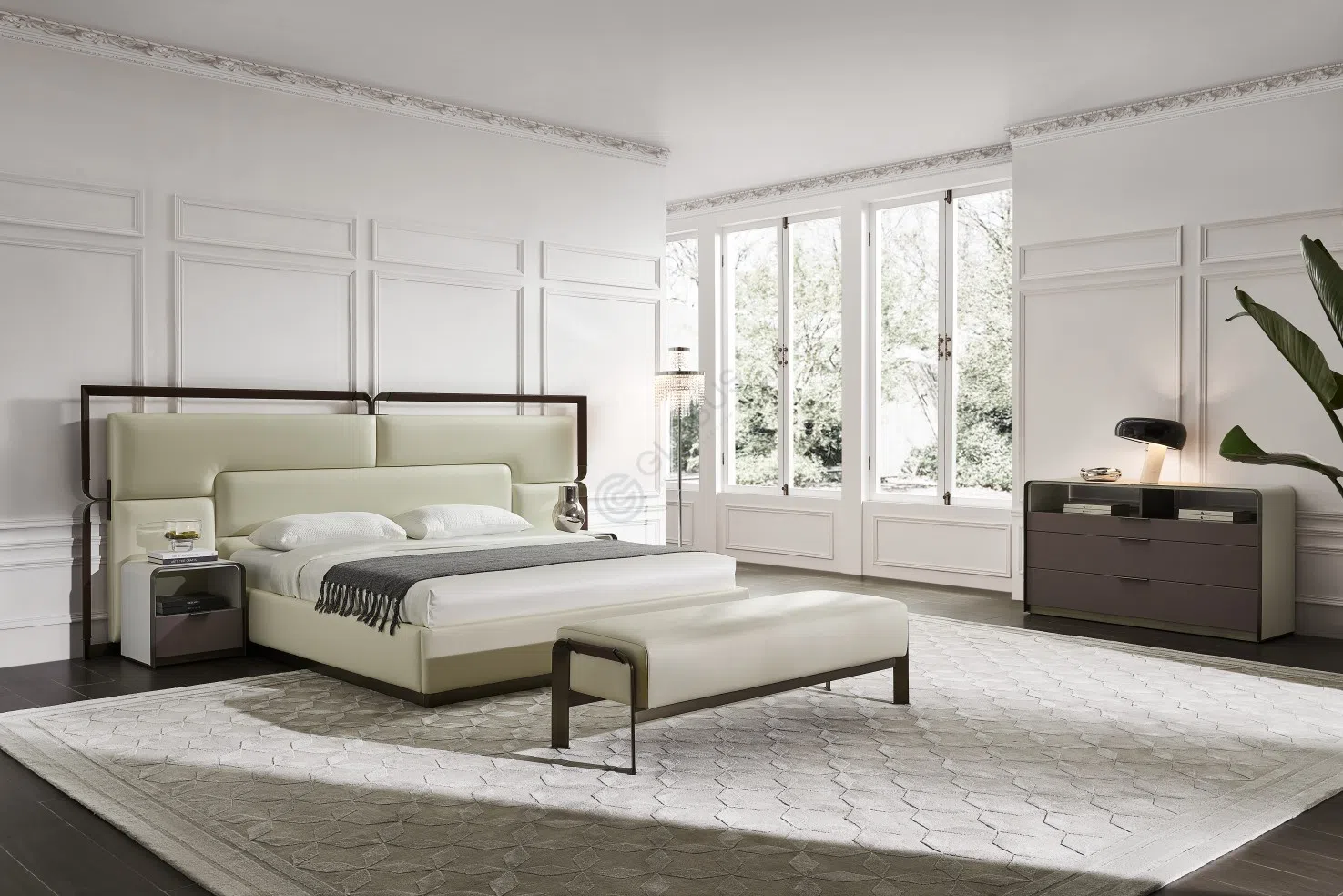 Bedside table RUGIANO Grace #130532 | Globus Furniture from China