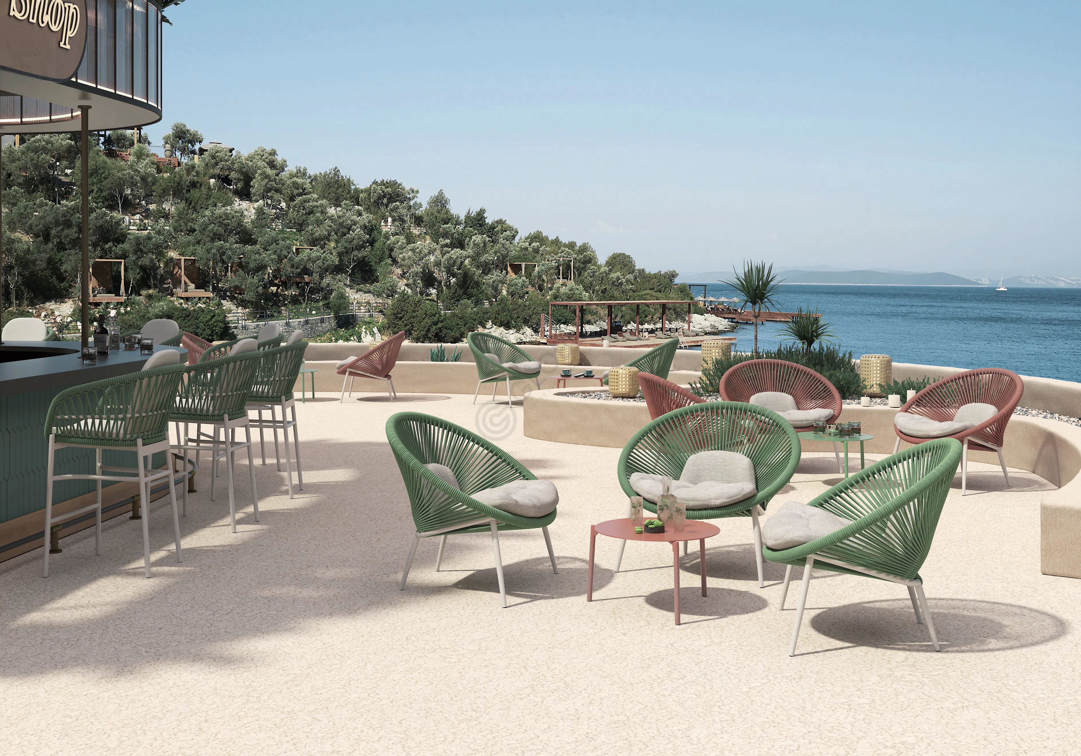 Outdoor armchair Yeleni | Globus Furniture from China